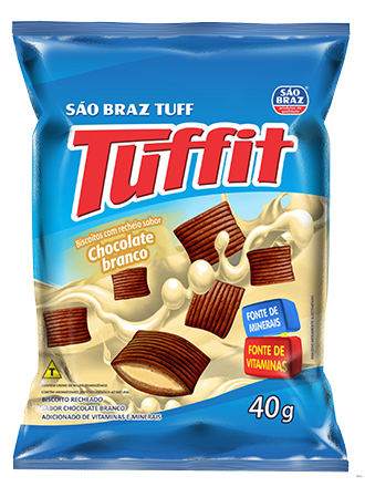 Tuffit Cereal Recheado Chocolate Branco - Produtos - São Braz